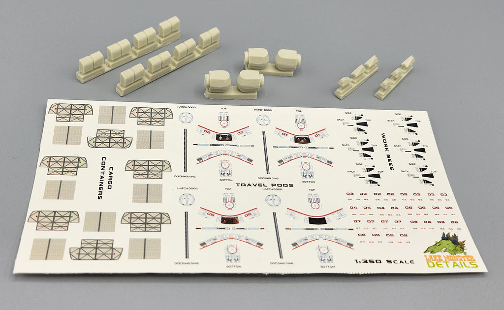 Inspection / Travel Pods, Work Bees & Cargo Containers - 1:350 – Lake ...