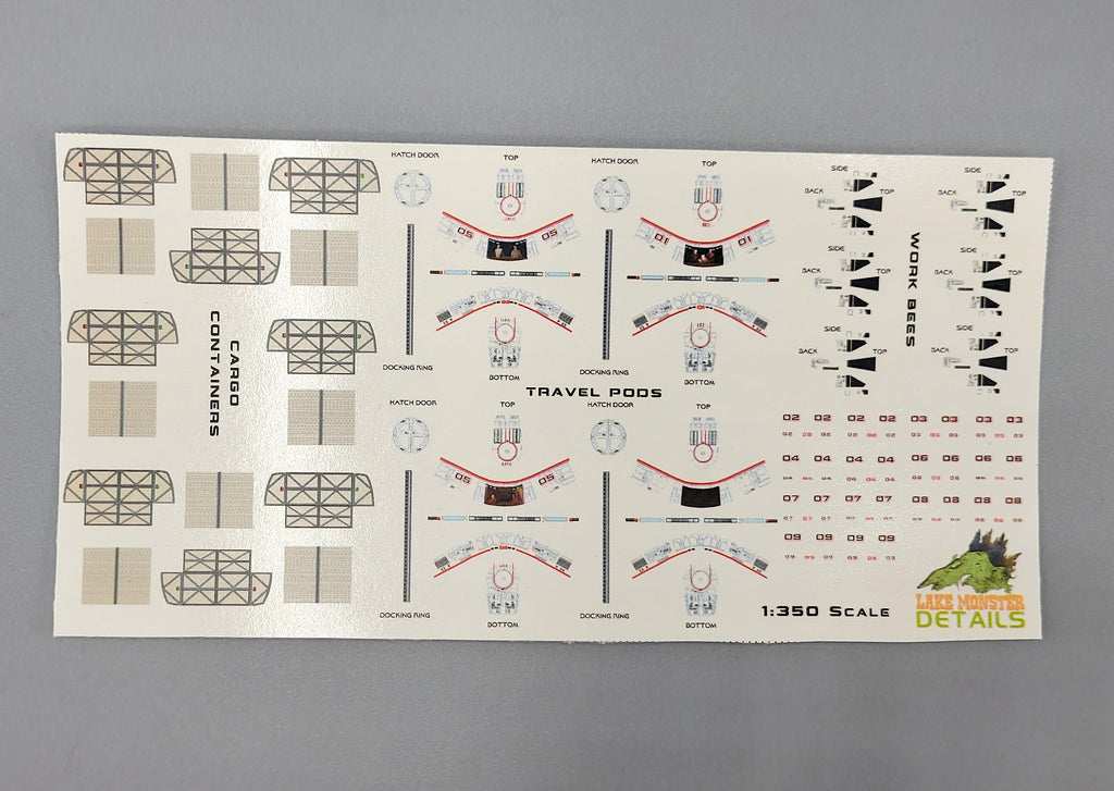 Inspection / Travel Pods, Work Bees & Cargo Containers - 1:350 – Lake ...